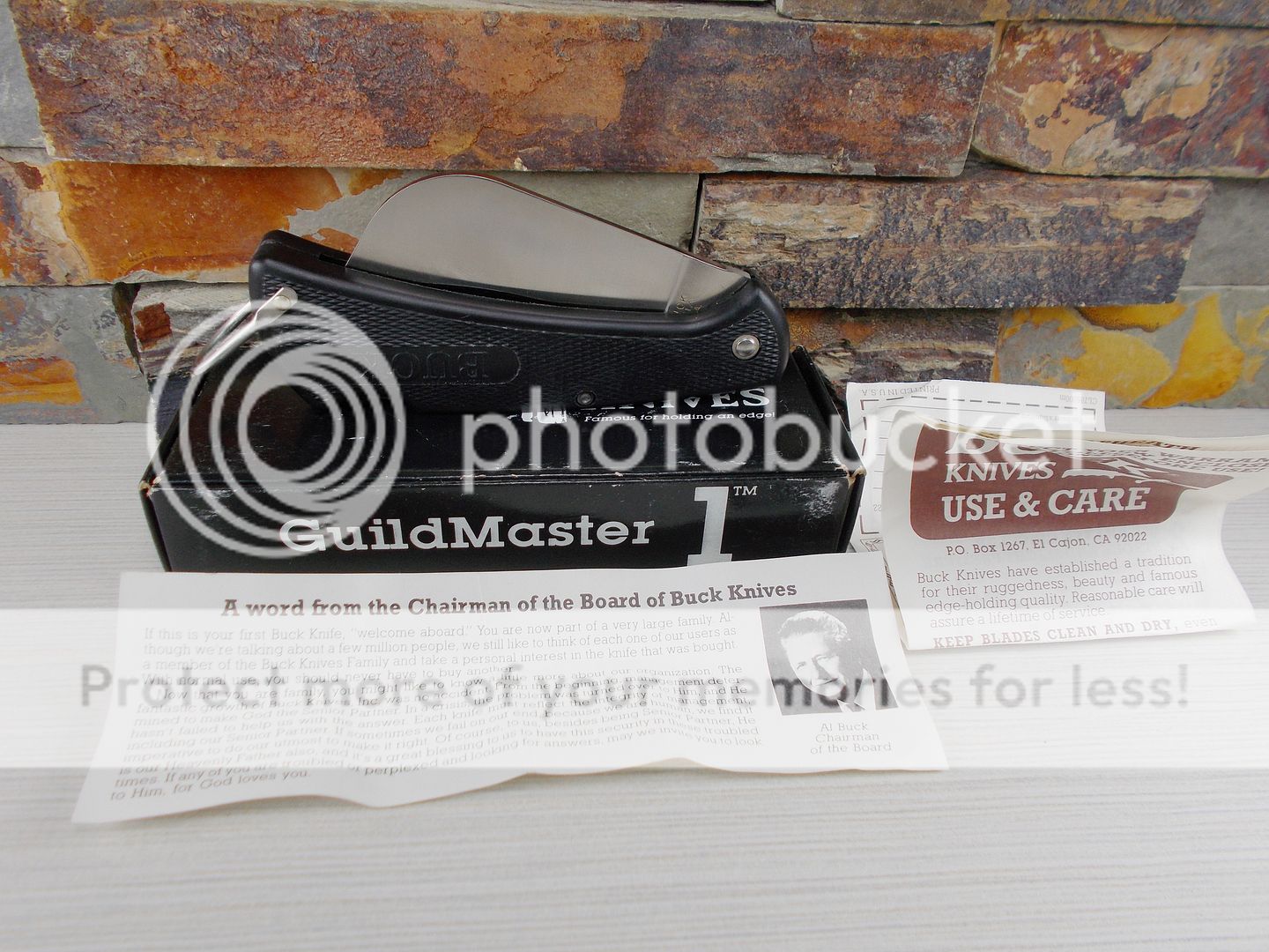 BuckLite, Buck SteelMaster, Buck 3 Dot 112 FG and 2 Buck 25th ...